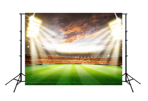 Soccer Stadium Soccer Photography Backdrop M026