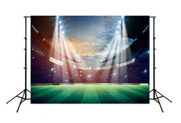 Night Soccer Field Spotlights s Sports Photo Booth Backdrop M063 ...