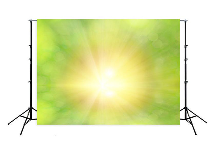 Green Bokeh Solar Beam Photography Backdrop M163 – Dbackdrop