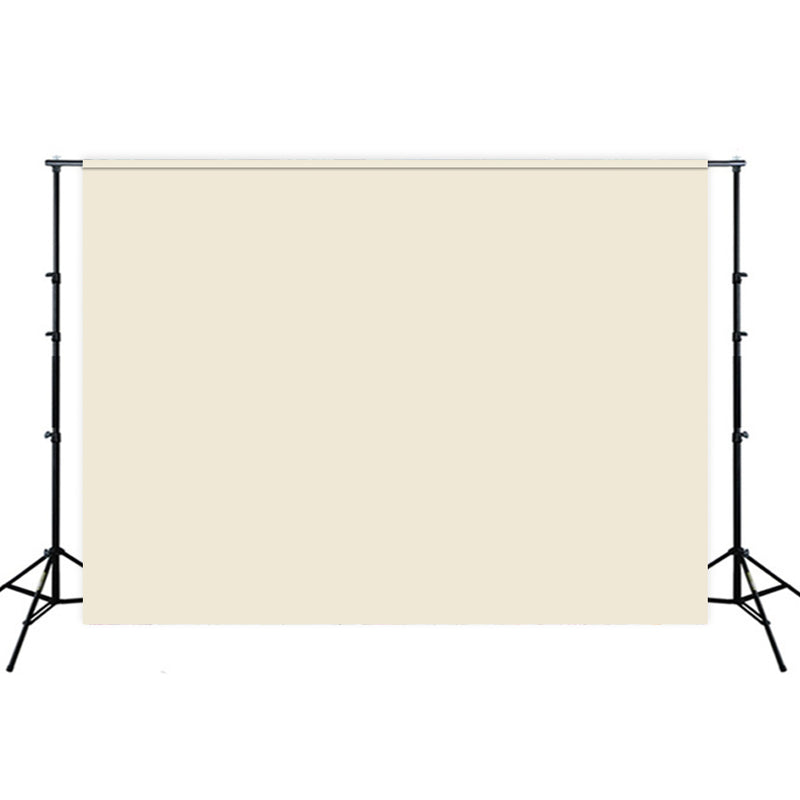Pale Yellow Solid Color Photography Backdrop S7