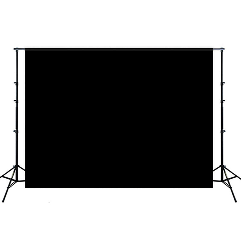 Pure Black Solid Photography Studio Backdrop S9
