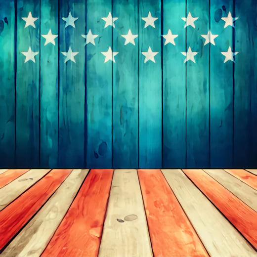 Independence Day Vintage Wood Photo Backdrop SH-282 – Dbackdrop