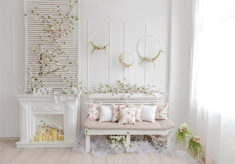 Spring Backdrop Photo Studio Spring Decor SH594 – Dbackdrop