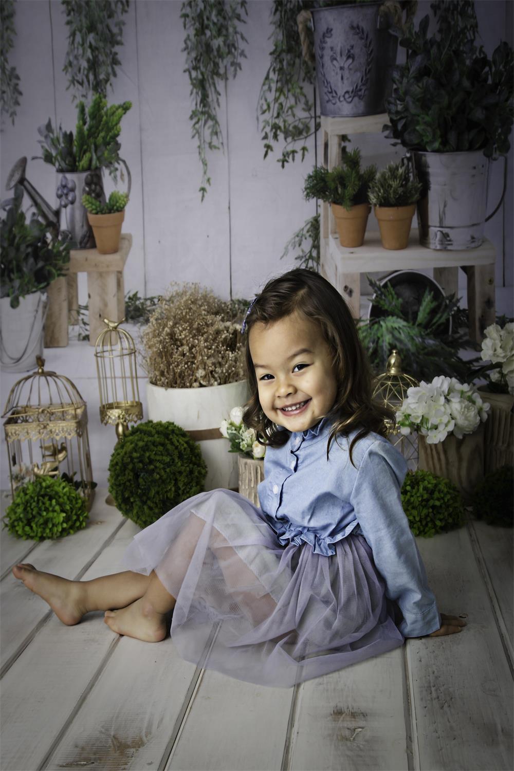 Spring Garden Baby Photo Booth Backdrop SH596 – Dbackdrop