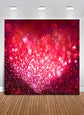 Happy Valentine's Day Photography Backdrops Red Bokeh Background VAT-4 ...