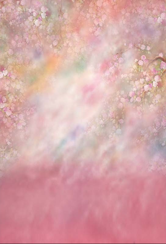 Abstract Floral Backdrop Pink Flowers Background for Photography ZH-25 ...