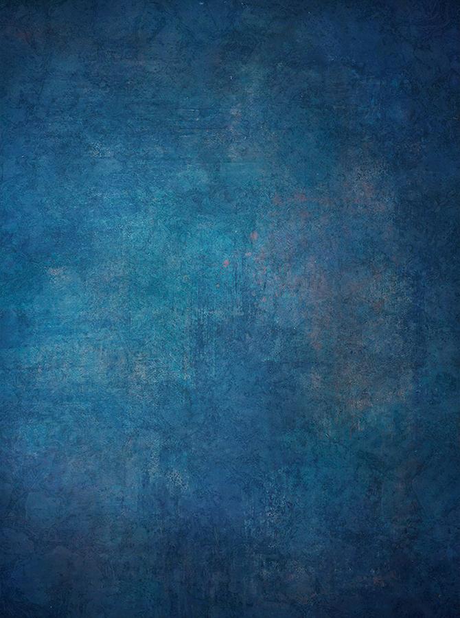 Retro Ink Blue Abstract Backdrop for Photography KAT-66 – Dbackdrop