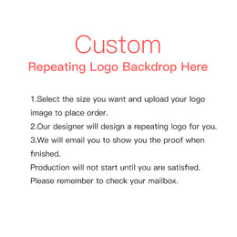 Custom Step & Repeat Logo Personalized Photo Banner – Dbackdrop