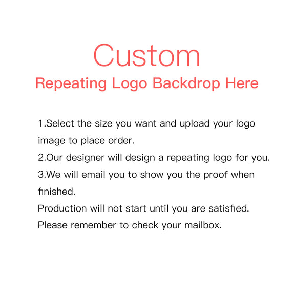 Custom Step & Repeat Logo Personalized Photo Banner – Dbackdrop