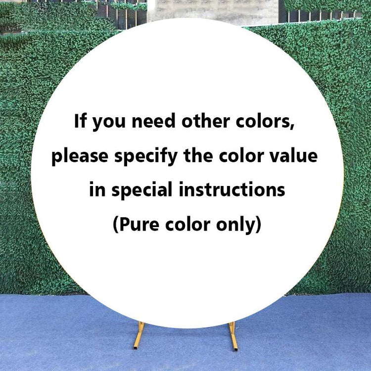 Custom Round Solid Colors Fabric Backdrop for Photo Shoot – Dbackdrop