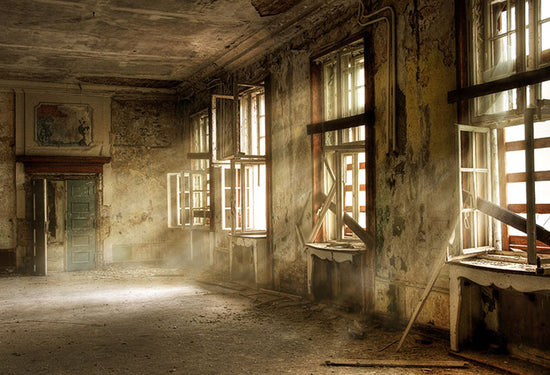 Abandoned Old Dust House Backdrop for Photo Studio LV-011 – Dbackdrop