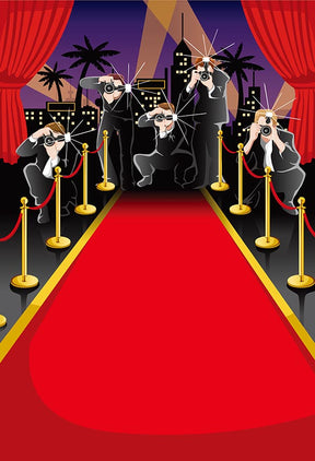 Red Carpet Hollywood Party Decoration Photography Backdrops LV-288 ...
