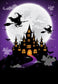 Witch And Terrifying Castle Halloween Backdrop DBD-P19056 – Dbackdrop